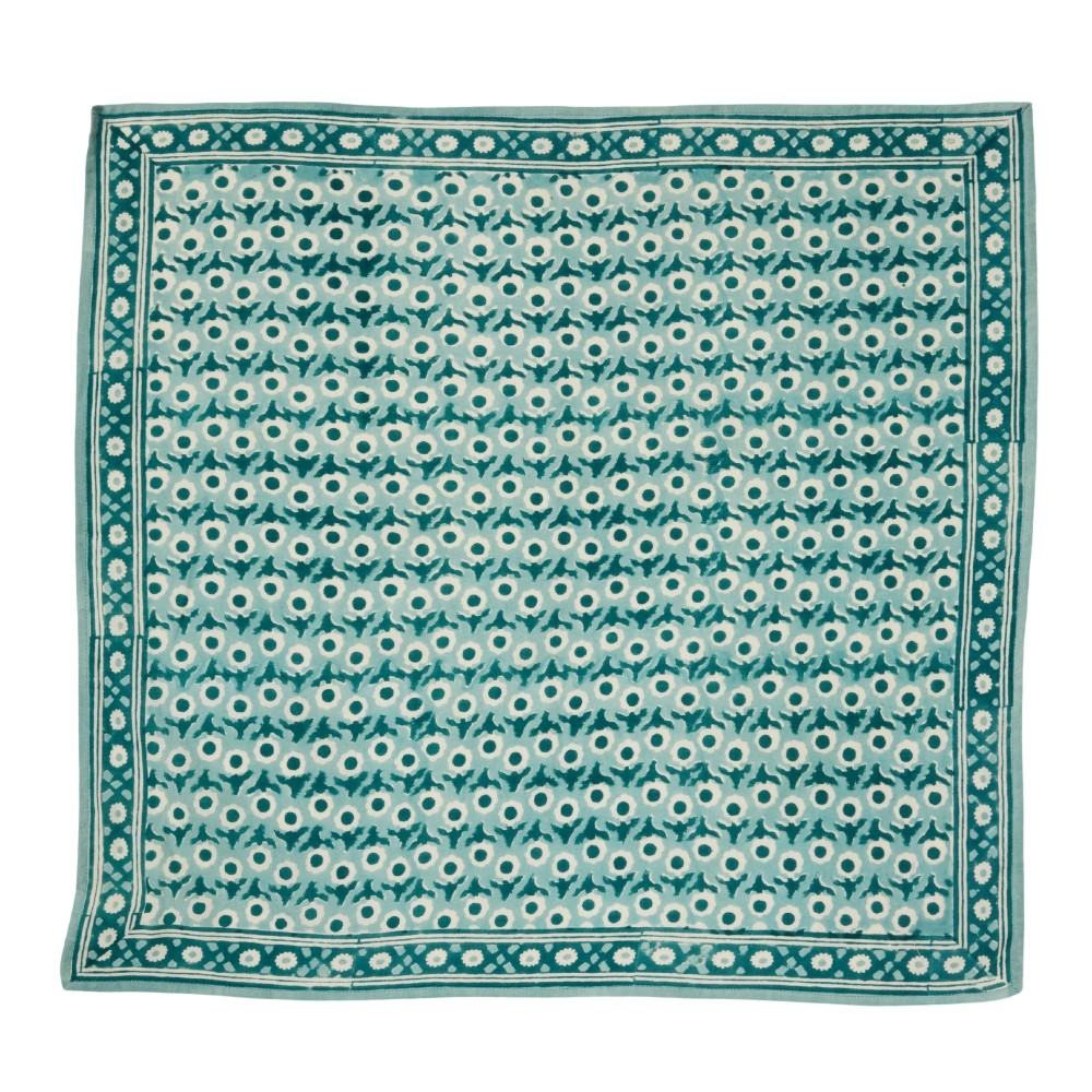 Indian Scarf - Isha Blue Green - Bonheur du Jour