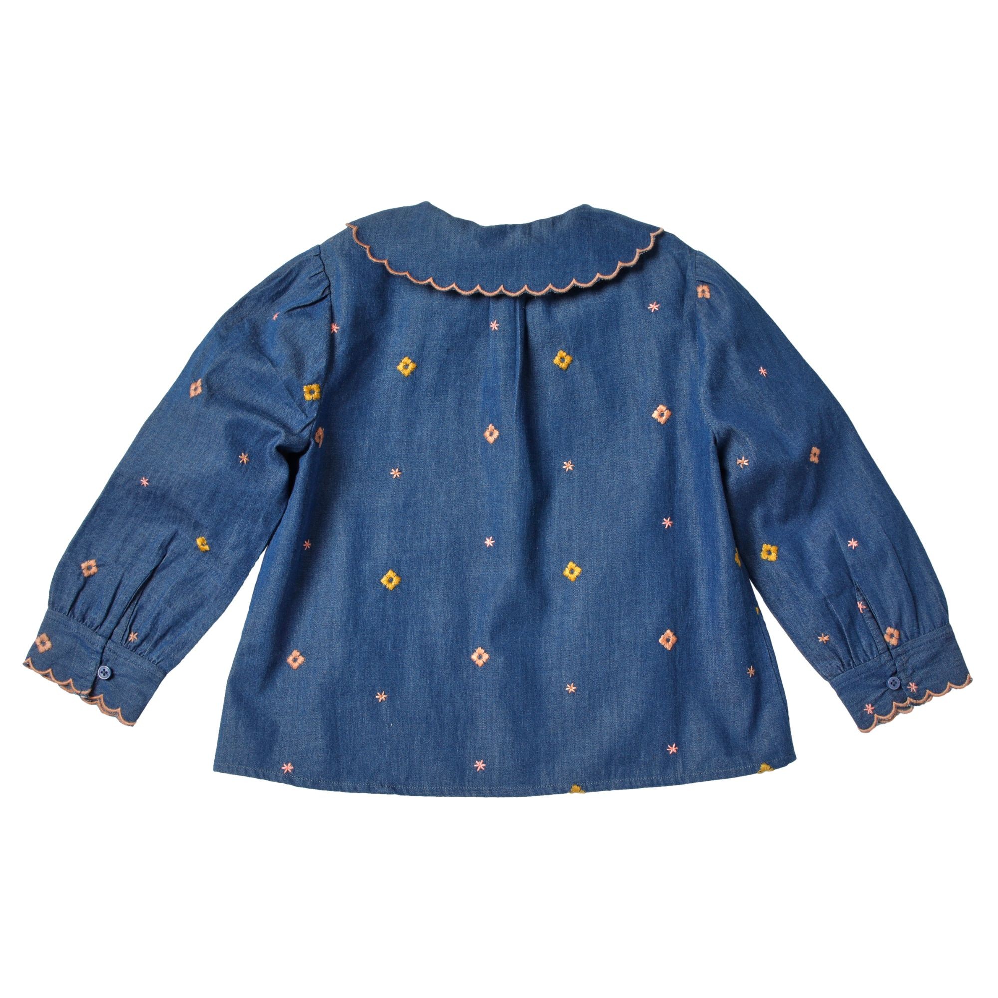 Embroidered flowers blouse EDELIA - Bonheur du Jour